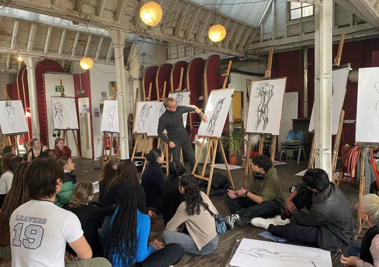 A Level Art Life Drawing Trip to Candid Arts Trust, Islington | Dame ...